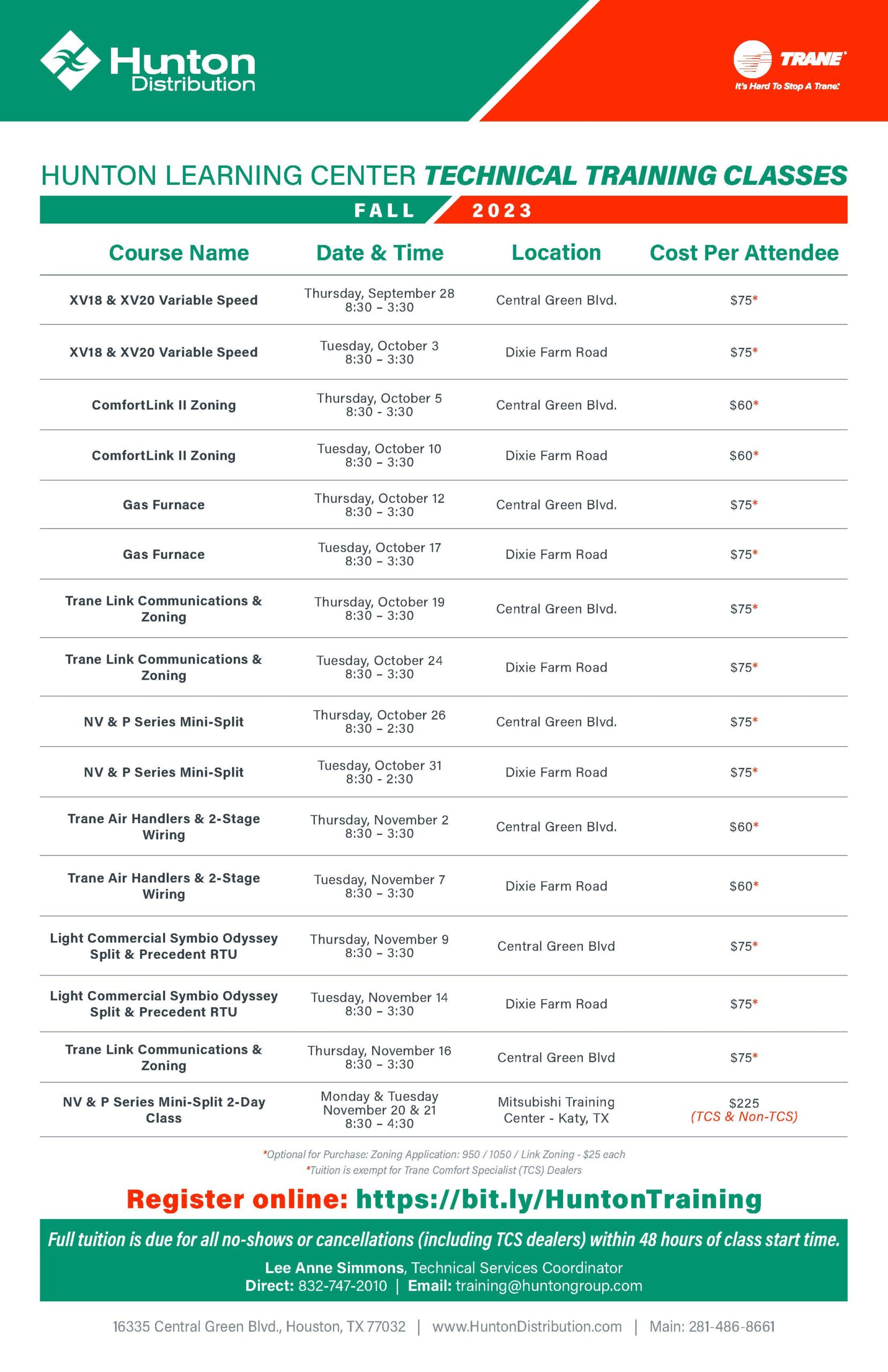 » Houston – Training Location
