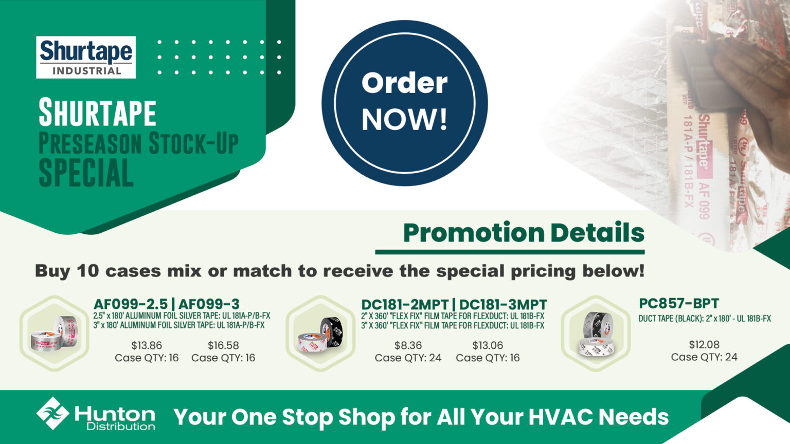 10 Reasons to Take Advantage of Hunton Distribution's Shurtape ...